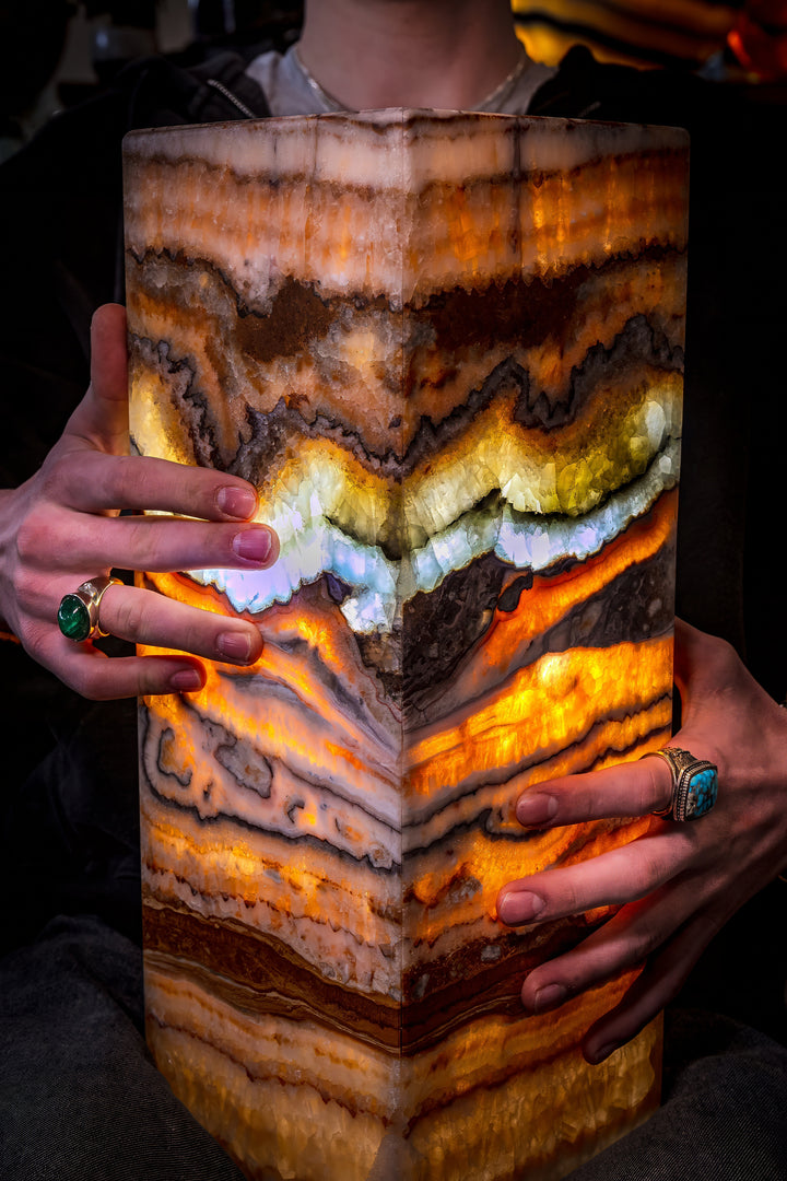 Onyx Table Lamps | Natural Stone Onyx Table Lamp – Vilona Onyx