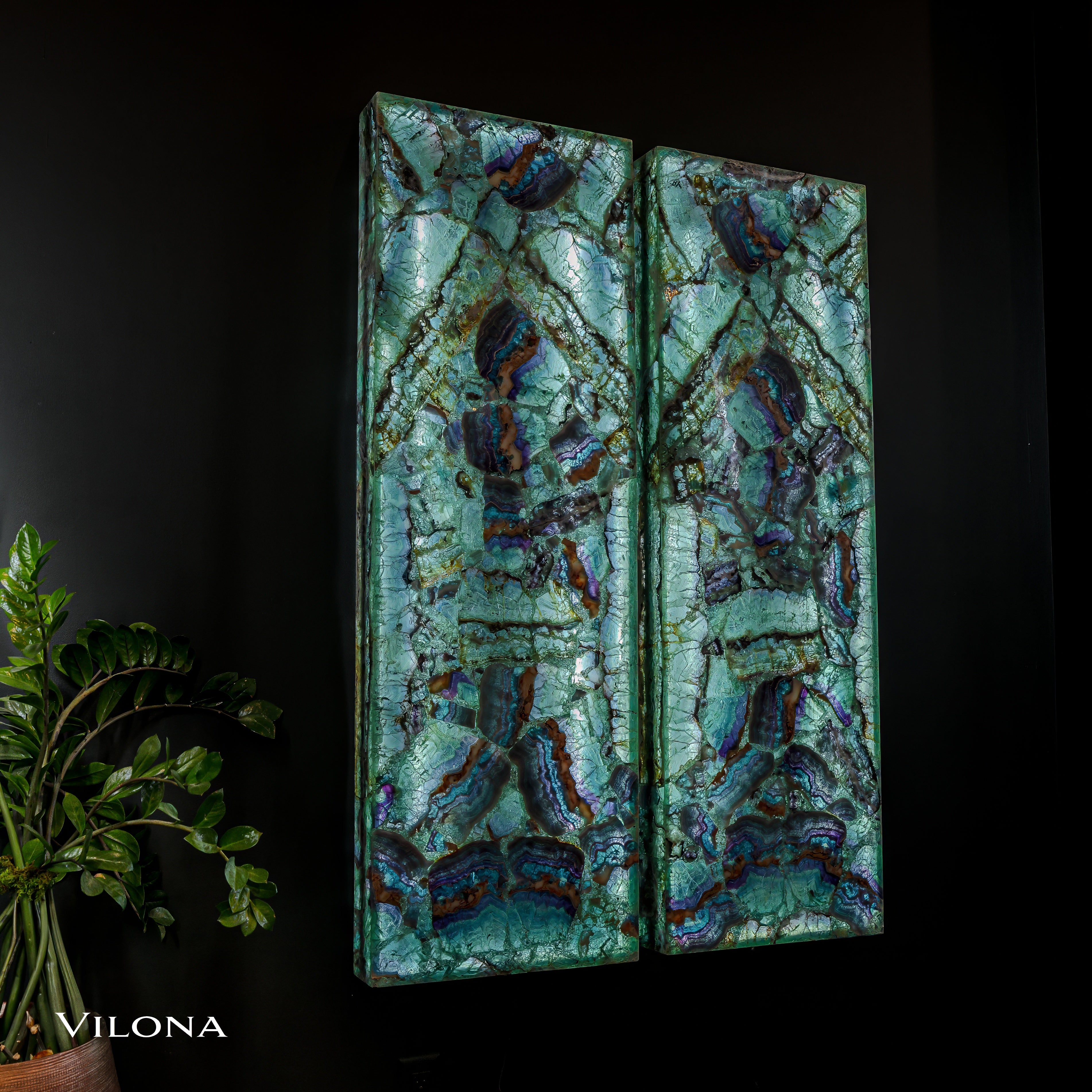 Vilona Onyx - Fluorite Crystal Wall Panels (2/7)