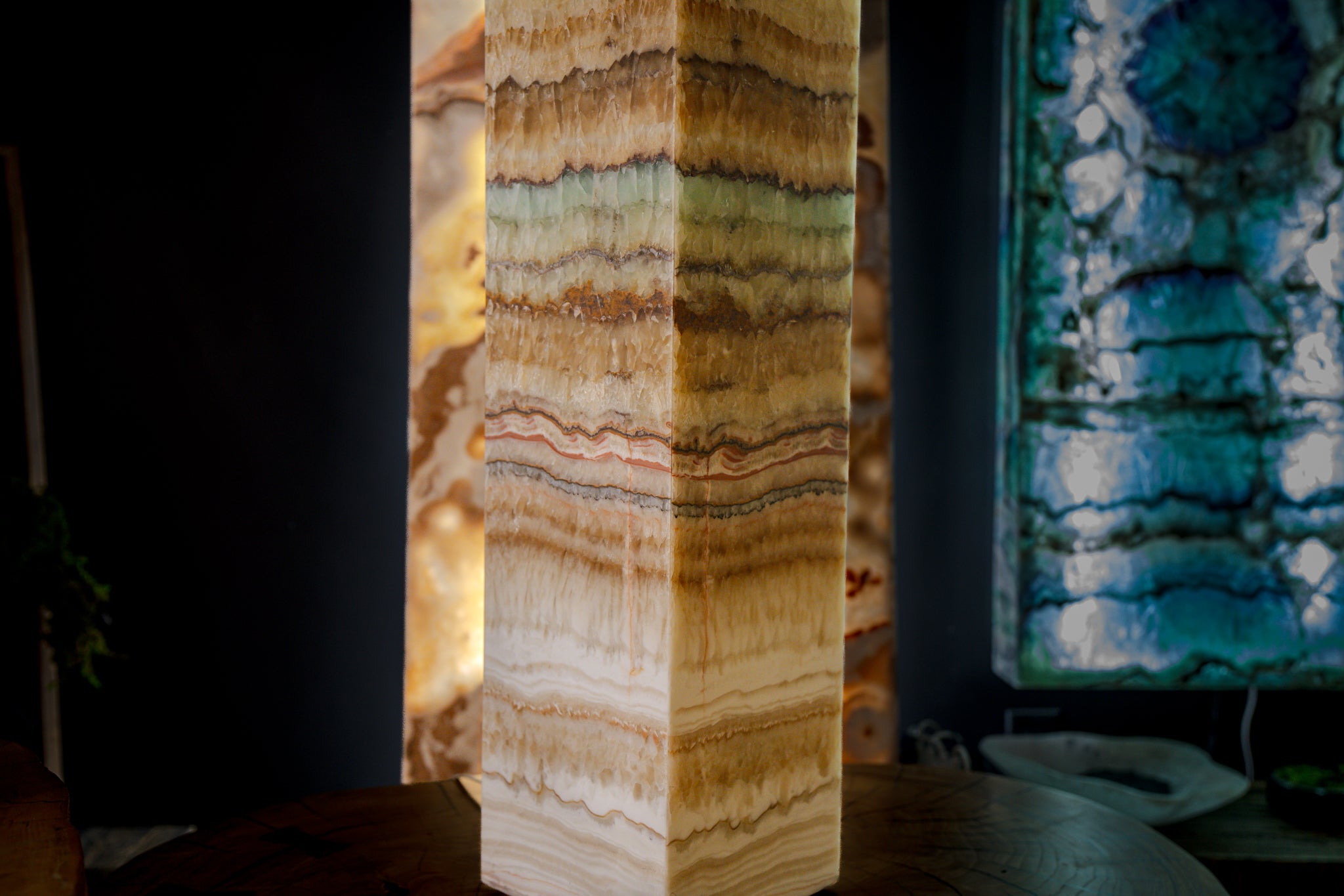 Onyx Lamps | Natural Onyx Stone Lamps – Vilona Onyx